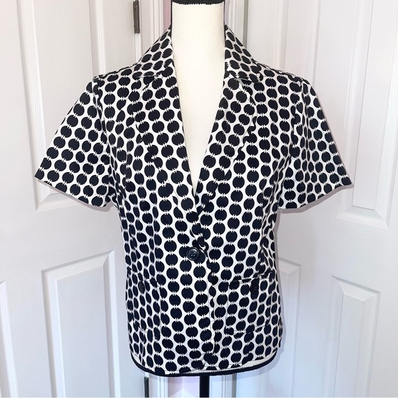 Harve Benard | Jackets & Coats | Harve Benard White And Black Geometric ...